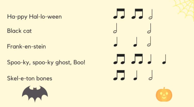Halloween Rhythm Combos {for tweens & teens} - Wholesome Harmonies, LLC