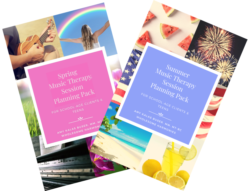 Spring Music Therapy Session Planning Pack - Wholesome Harmonies, LLC